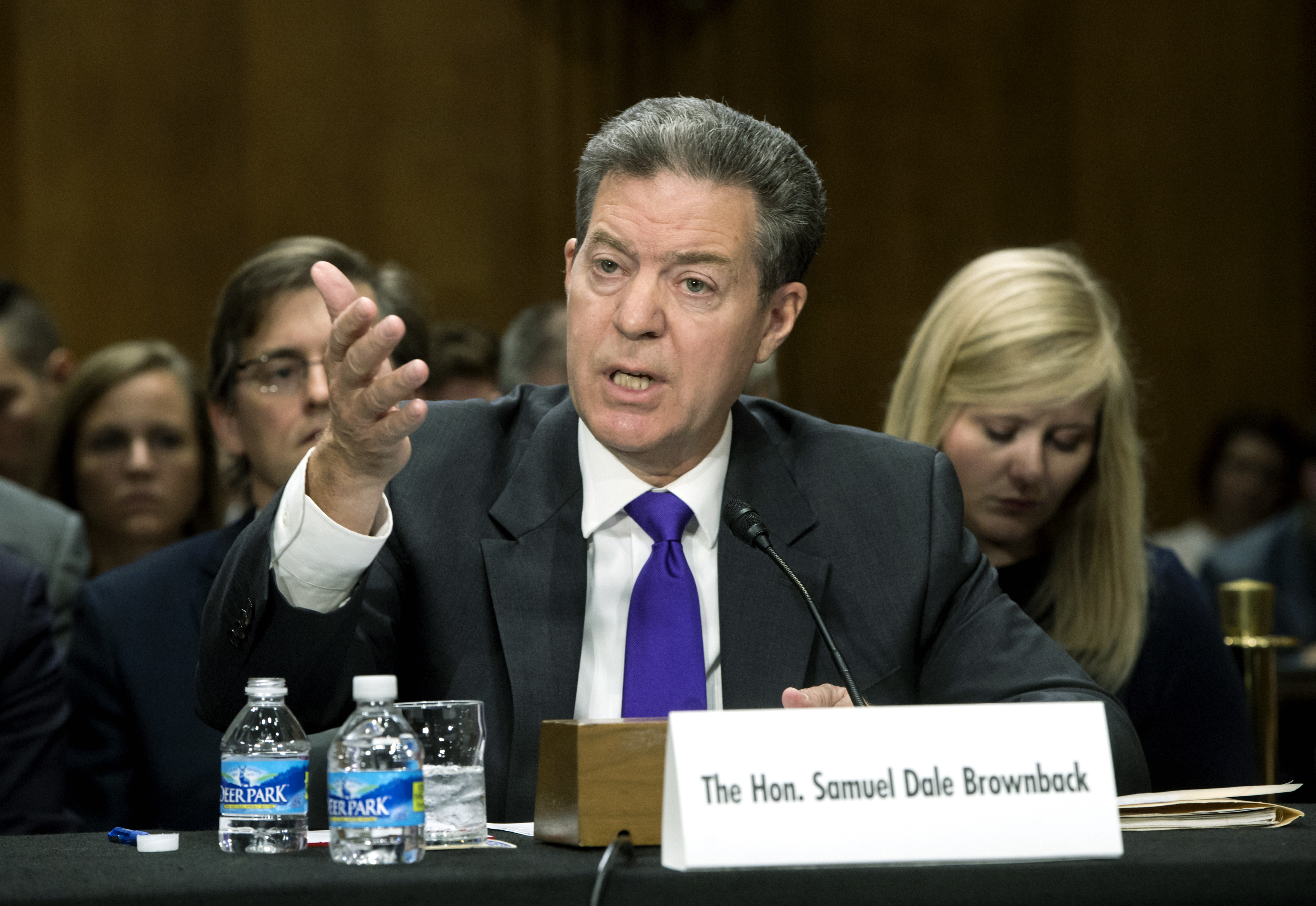 Brownback visits D.C., still hoping for confirmation vote from busy ...